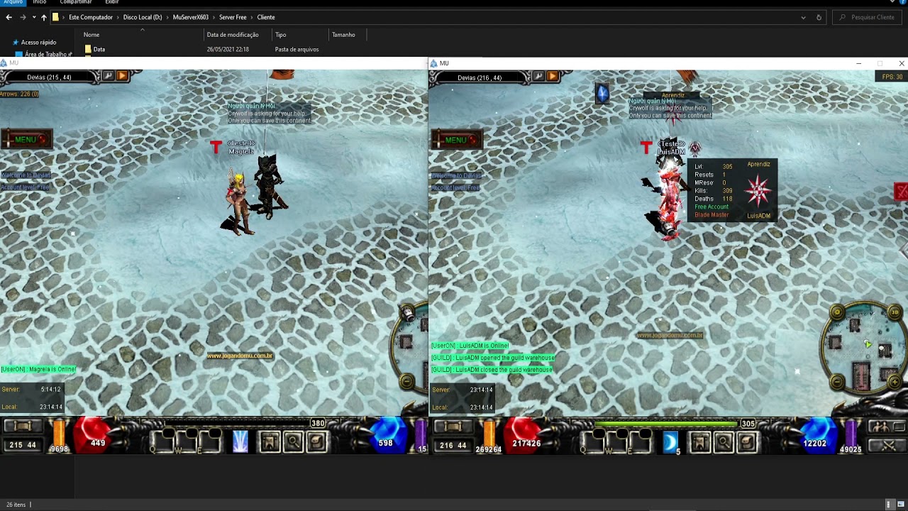JogandoMu - Guild Warehouse Message(Update 27) - YouTube
