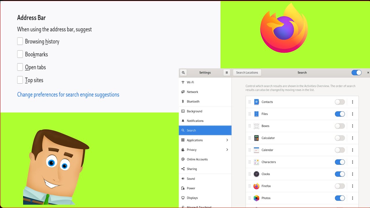 How to Disable Firefox History Search in Gnome & In Firefox Address Bar ...