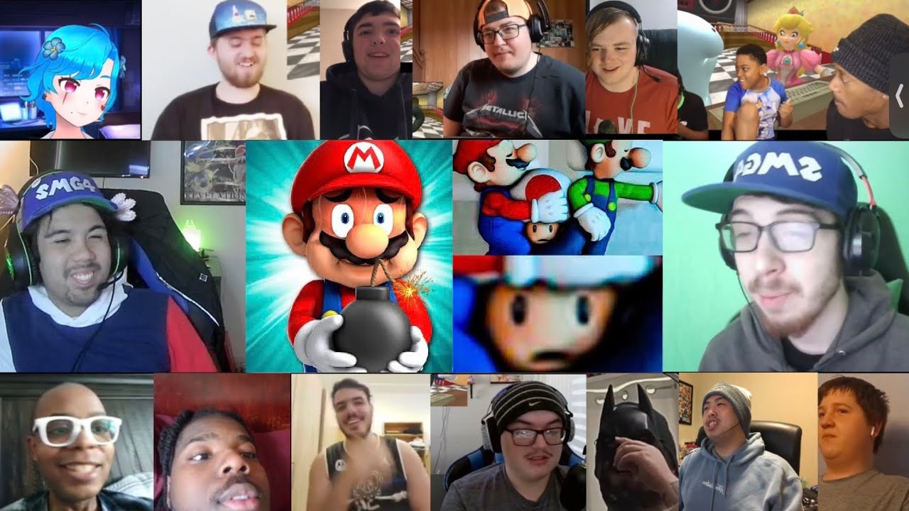 Mario Reacts To Nintendo Memes But If He Laughs He Dies Reaction Mashup ...