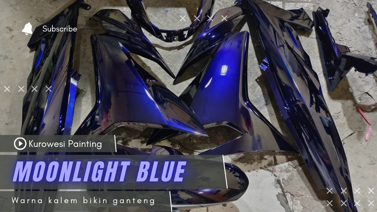 REPAINT YAMAHA MX KING 🔴 WARNA SEJUTA UMAT MOONLIGHT BLUE ‼️ - YouTube