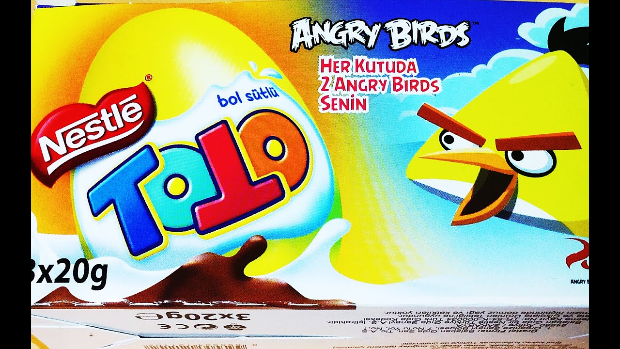 3 TOTO Angry Birds Surprise EGGS - YouTube