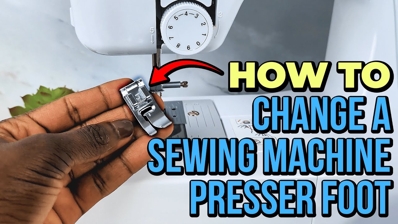 How To Change A Sewing Machine Presser Foot | Brother LS14s Tutorial 🪡🧵 ...