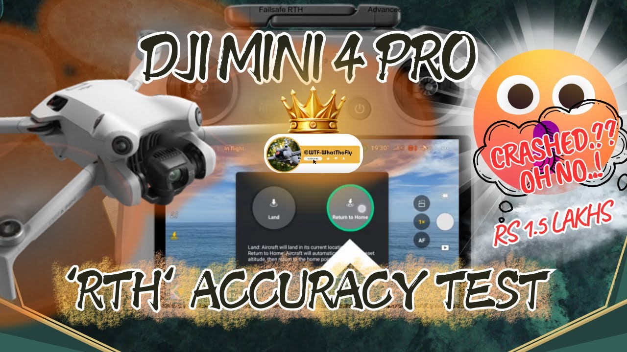 DJI Mini 4 Pro RTH Accuracy Test | RC Recording @WhatTheFly #viralvideo ...