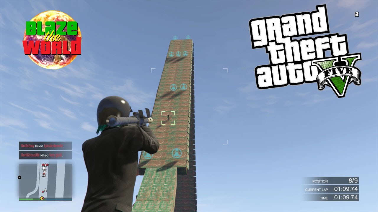 GTA V Custom Race: "Pyramid Race" - YouTube
