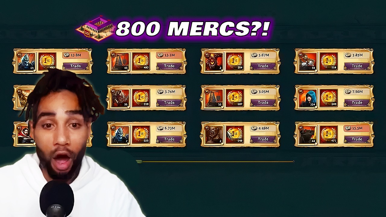 800 Mercenaries for 40M Silver?! Mercenary Exchange Guide - YouTube