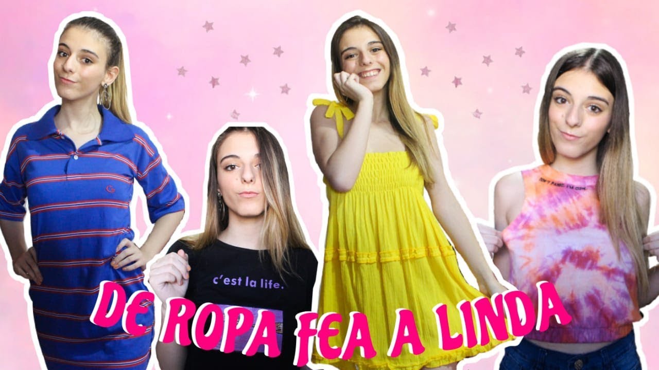 TRANSFORMANDO MI ROPA FEA A NO TAN FEA *thrift flip* | Juli Lamia - YouTube