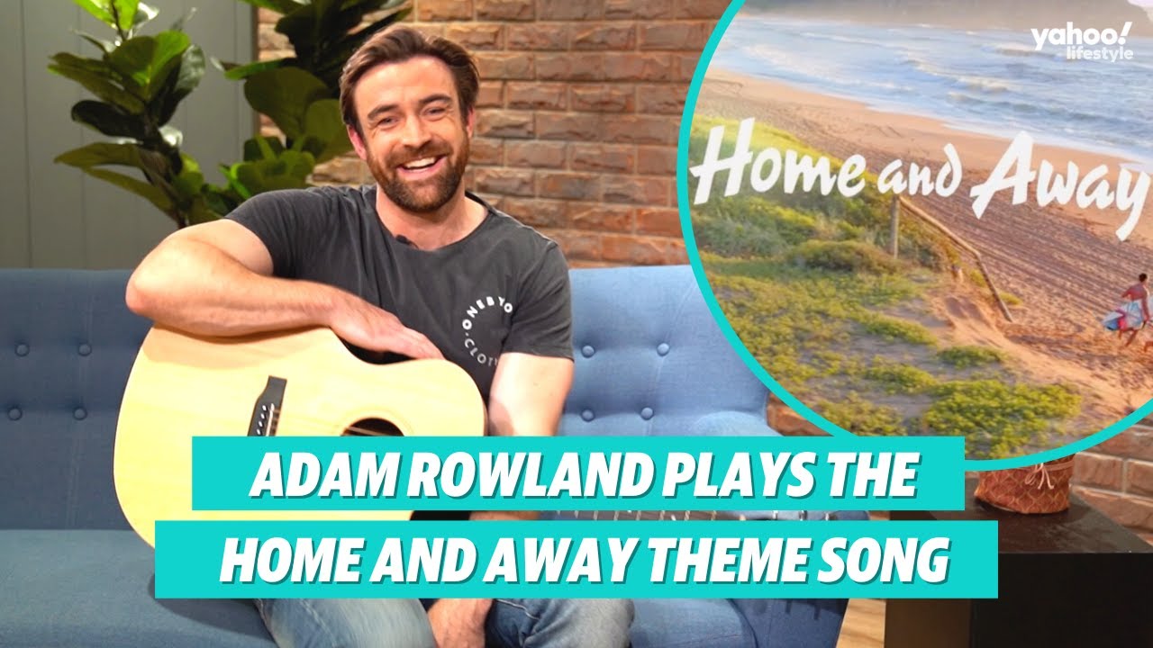 Home and Away's Adam Rowland plays the theme song on his guitar | Yahoo ...
