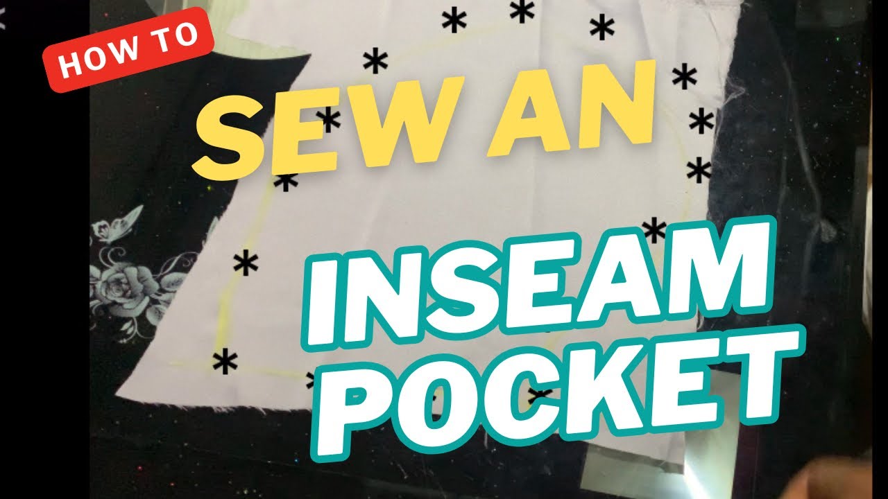 Inseam Pocket Tutorial: How to add a Side Seam Pocket - YouTube