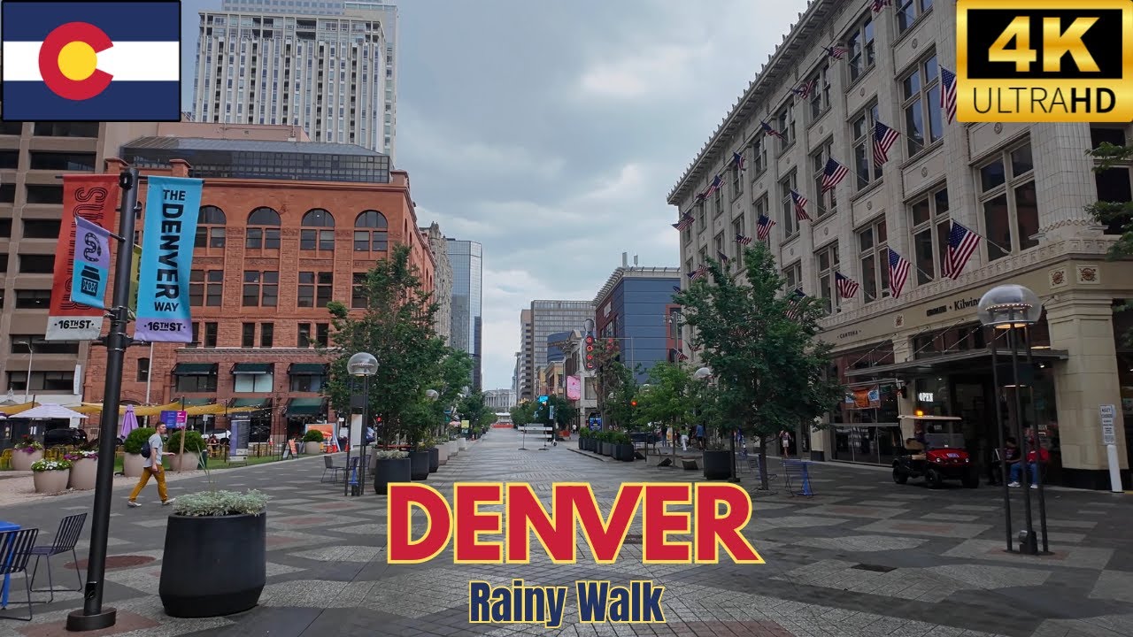 A Rainy Day Walk Through Downtown Denver 2025 [4K] - YouTube