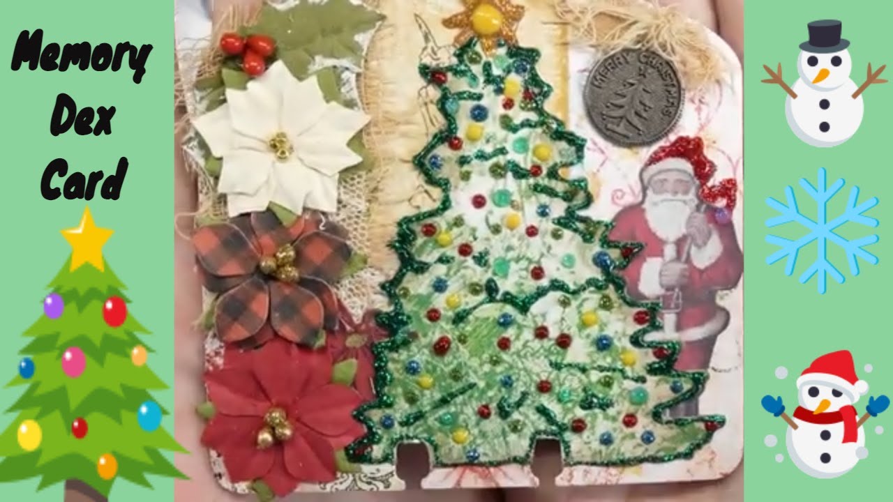 Memory Dex Christmas & Birthday Card for Caryl @Freespiritarts - Craft ...