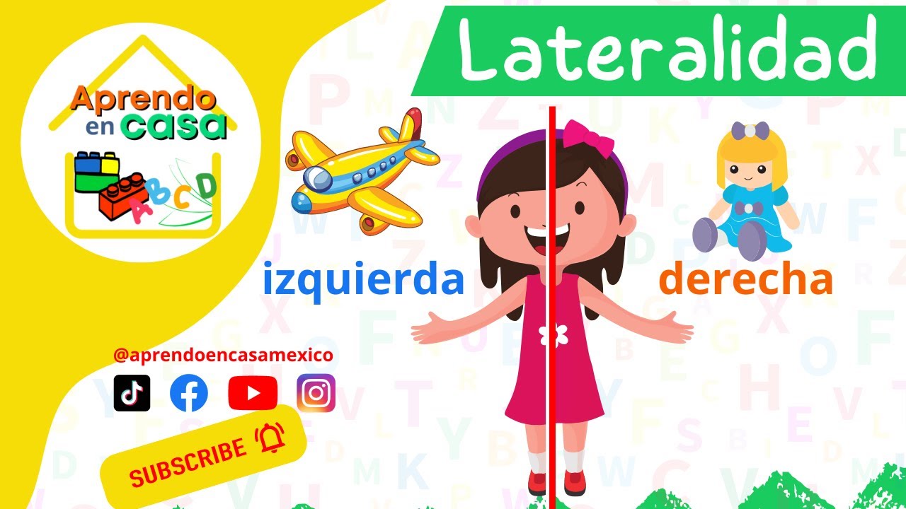 Lateralidad: Izquierda y derecha para niños - YouTube