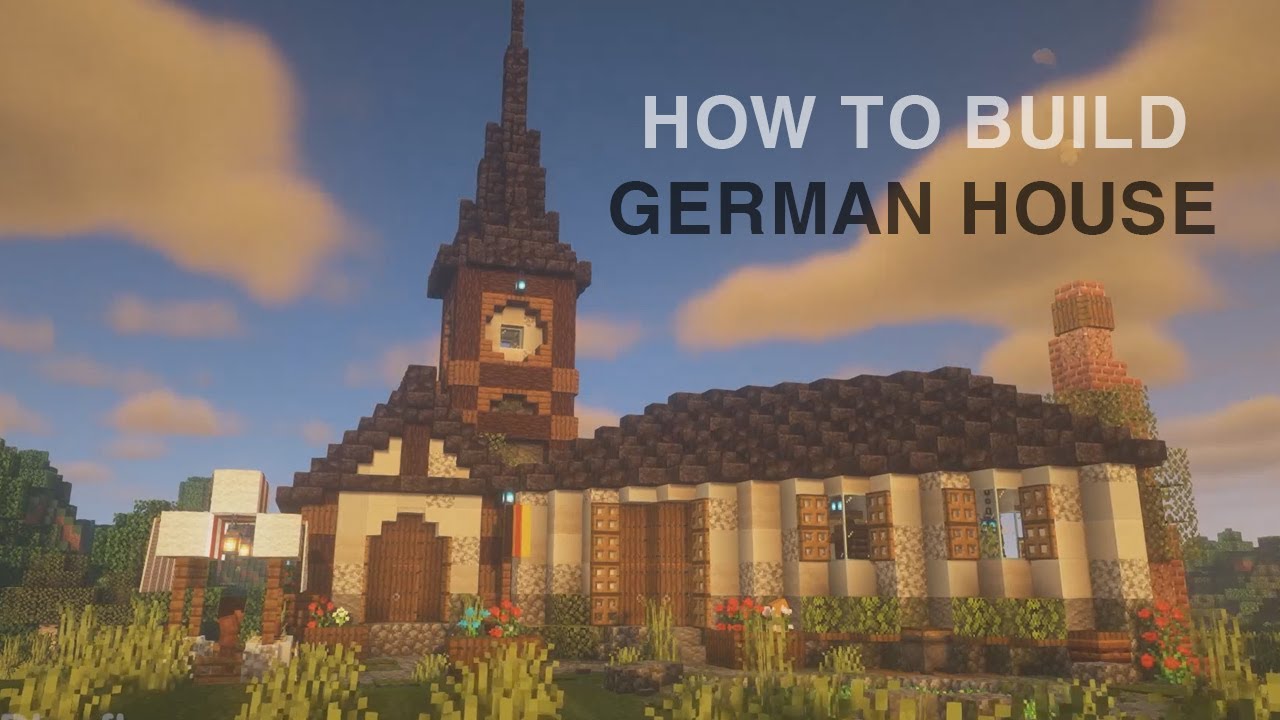 [Minecraft] How to build a German House | Houses around the World #2 ...