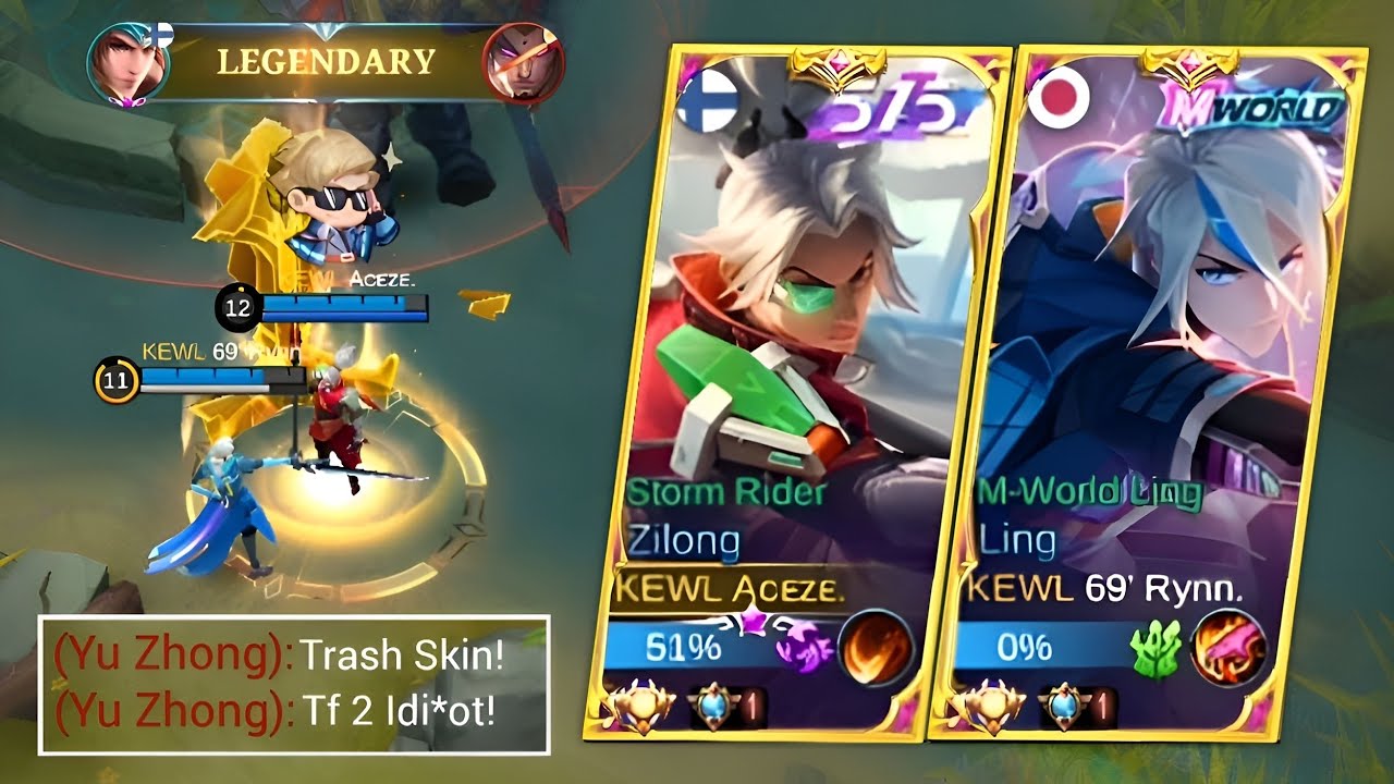 STORM RIDER ZILONG ft. M-WORLD LING | MLBB - YouTube