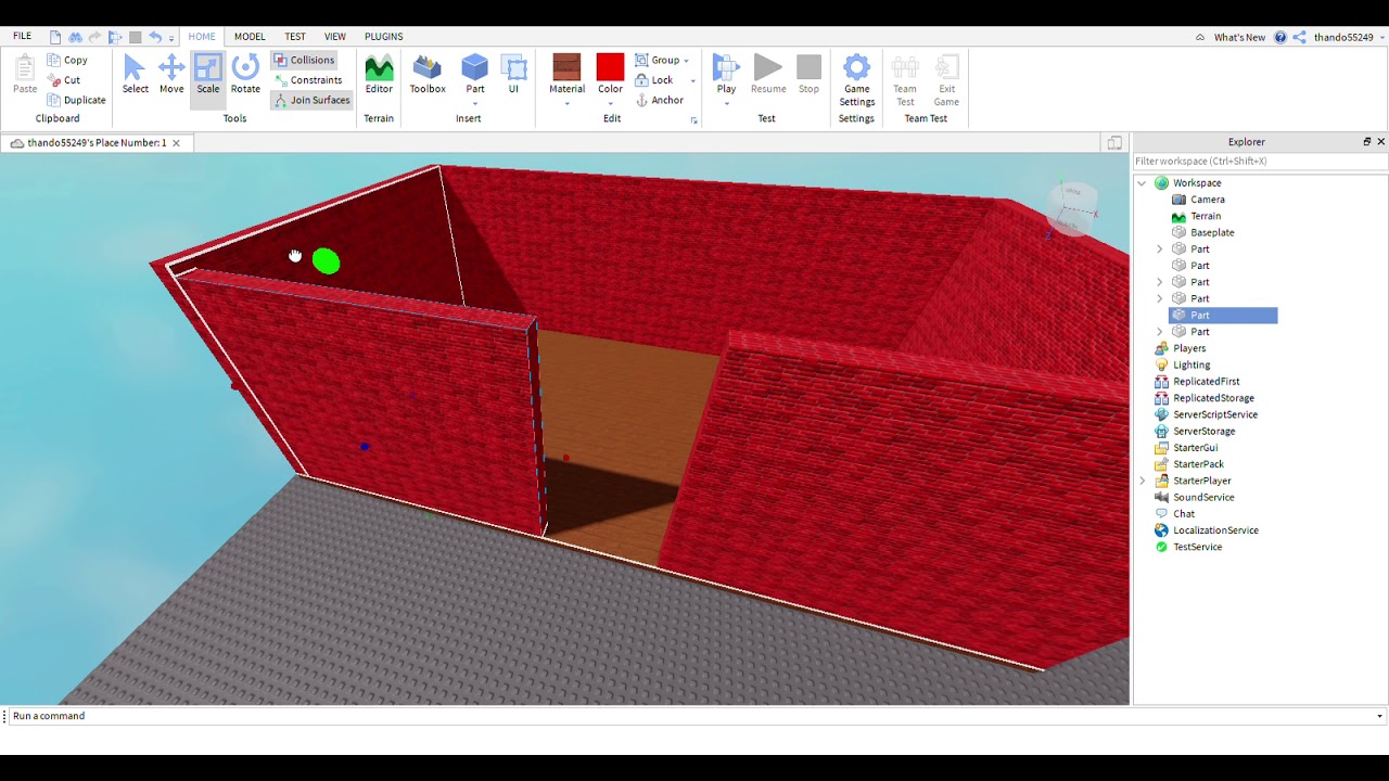 how to make a house in roblox studio - YouTube