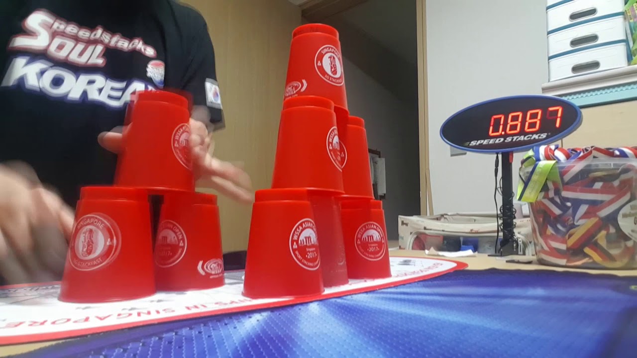 Sport Stacking: My First 1.8!!! - YouTube