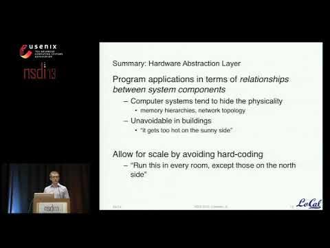 NSDI '13 - BOSS: Building Operating System Services - YouTube
