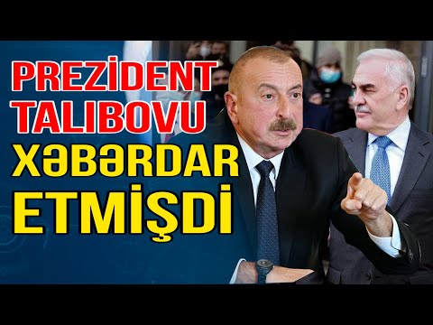 Talıbov qazdığı quyuya düşdü-Prezident onu xəbərdar etmişdi - Media Turk TV