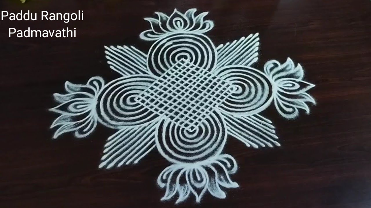 Easy Padi Kolam Design🌻3x1Dots Creative Rangoli Designs 🌻Traditional ...