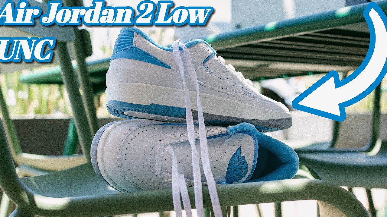 Air Jordan 2 Low UNC Review air jordan 2 low unc to chicago - YouTube