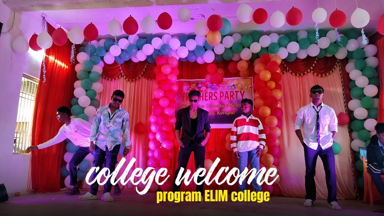 Aankhen Khuli | Welcome Dance Program | ELIM College 2025 - YouTube