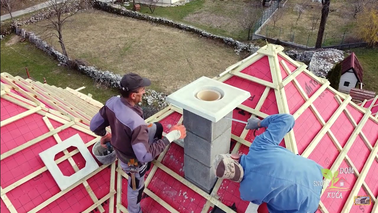 ZIDANJE ŠIDEL (SCHIEDEL) DIMNJAKA - PEĆI NA DRVA I PELET - YouTube