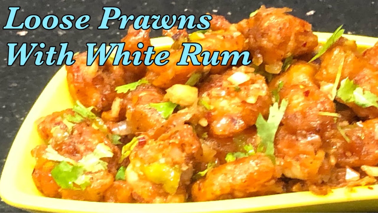 How to make Loose Prawns with White Rum/Loose Prawns Recipe/Golden ...