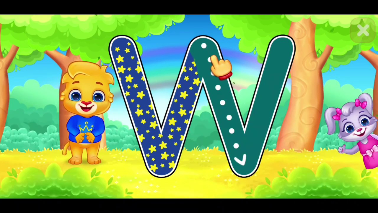 ABC Kids - Tracing & phonics by RV AppStudio - letters part 2 - YouTube