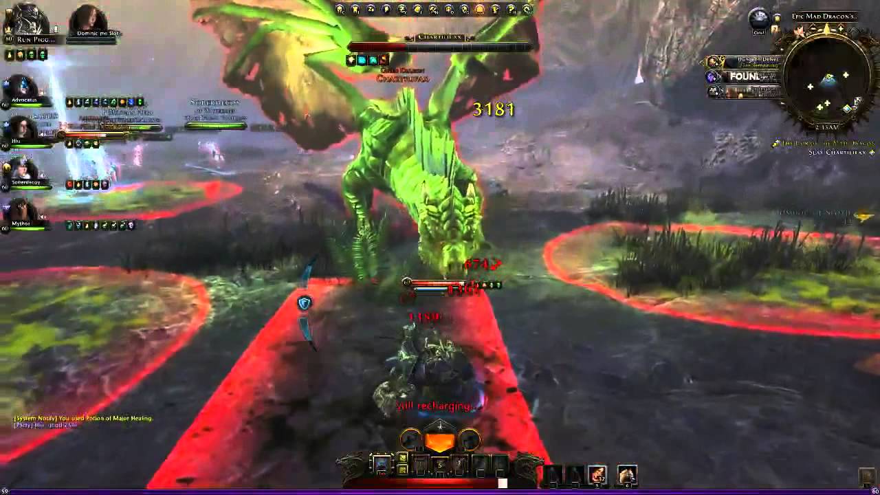 Neverwinter - Boss tactics - How to: EPIC Chartilifax - YouTube