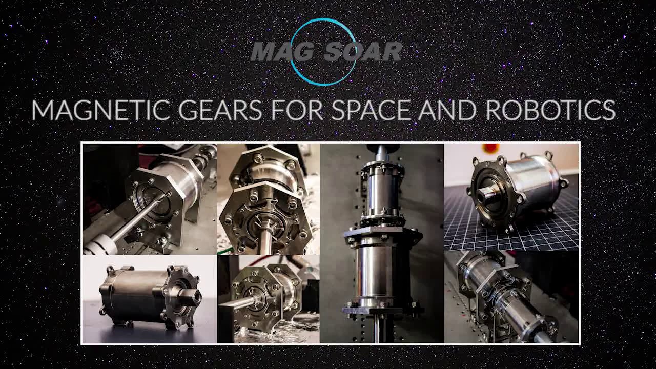 A New Generation of Magnetic Gears for Space and Robotics - YouTube