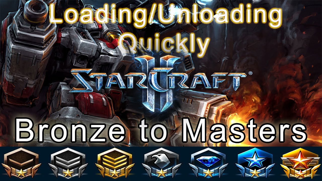 Starcraft II: Medivac Quick load and Line drops - YouTube