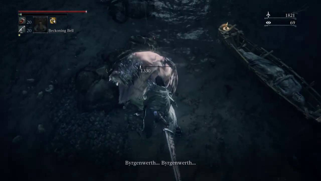 Bloodborne PS4 DLC *Fishing Hamlet Priest Invincible Non Combative ...