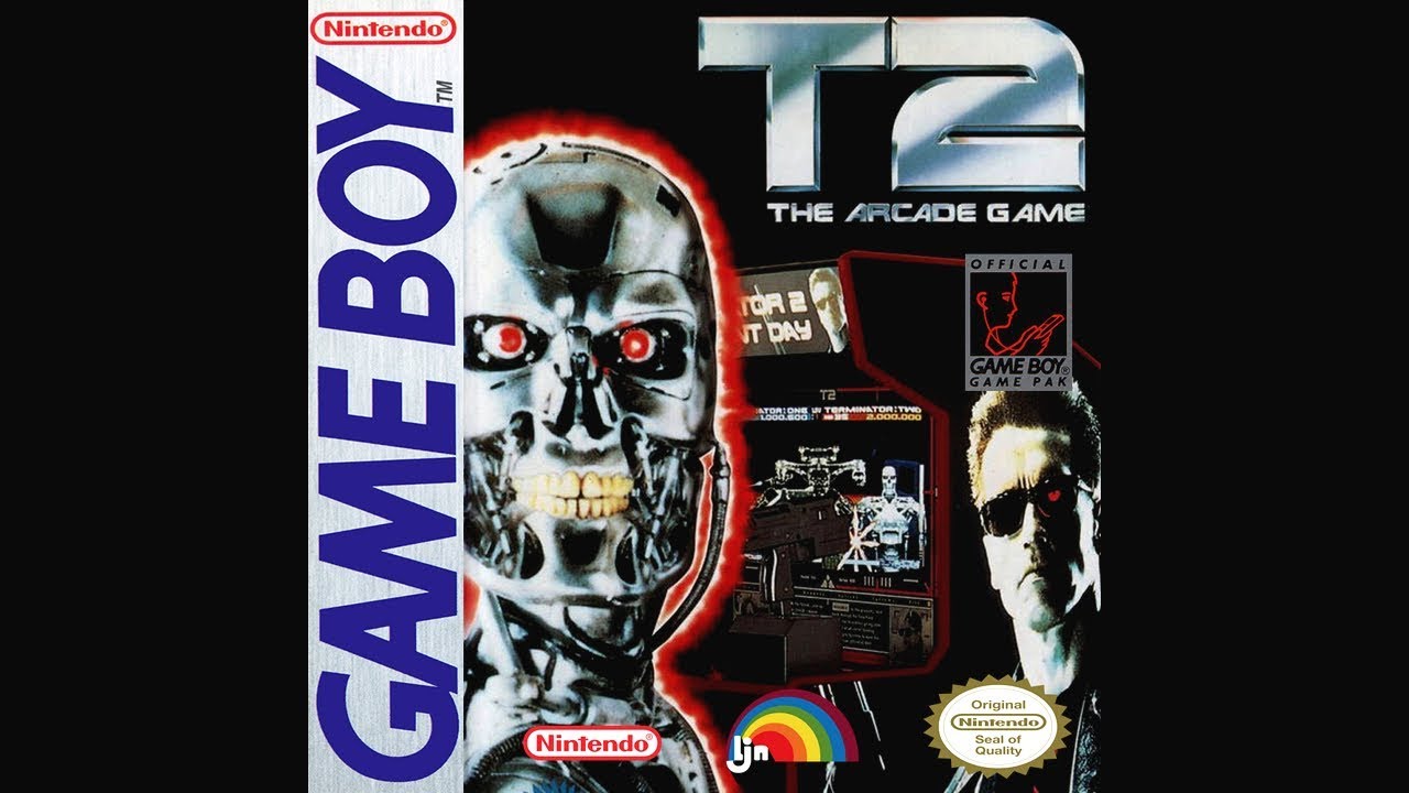 Game Boy - T2: The Arcade Game 'Intro & Gameplay' - YouTube