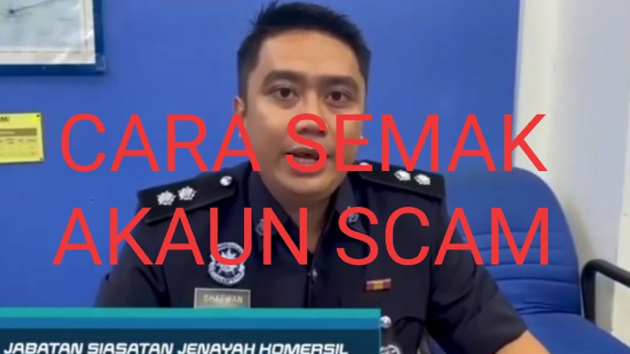 Cara semak akaun bank scam #scam #semak - YouTube