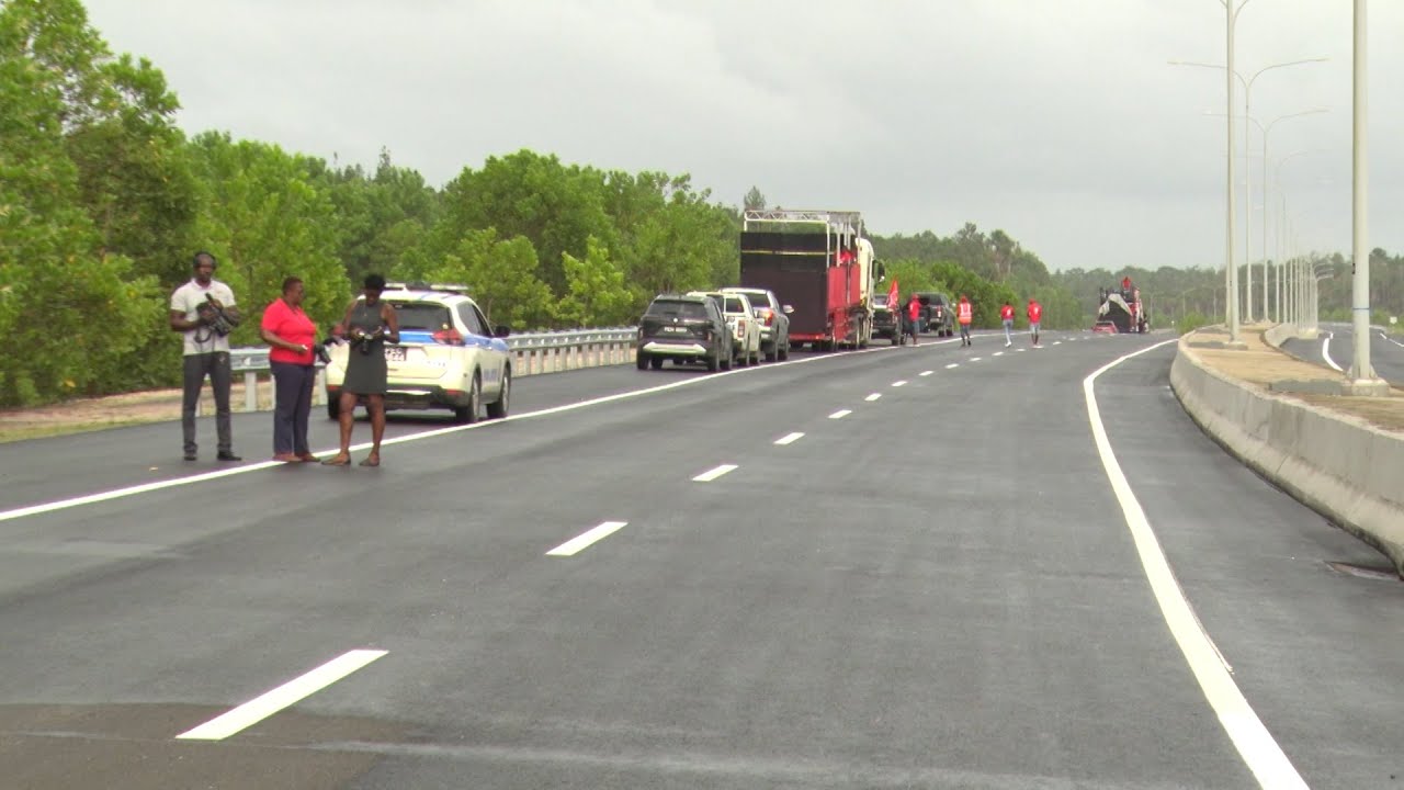 Elmina Clarke Allen Highway Opens - YouTube