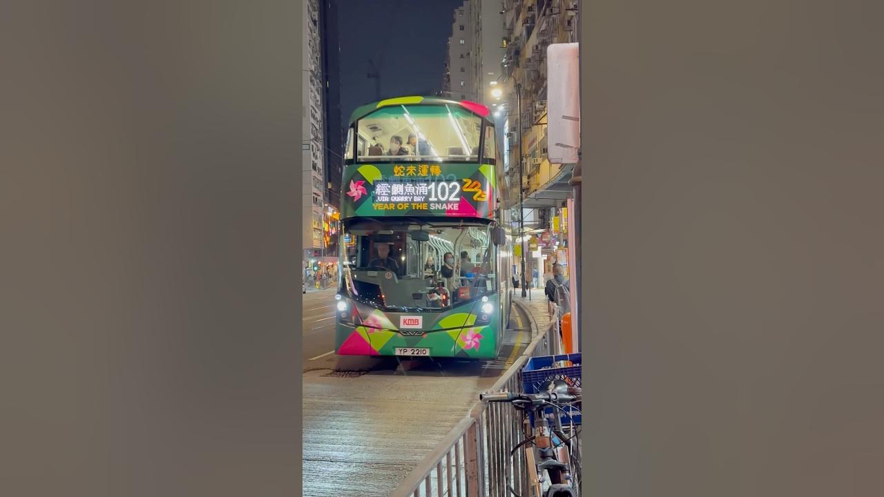 遇見蛇年巴士🐍KMB B8L@102 #kmb#九巴#B8L#YP2210#蛇年#生肖巴士#巴士 - YouTube