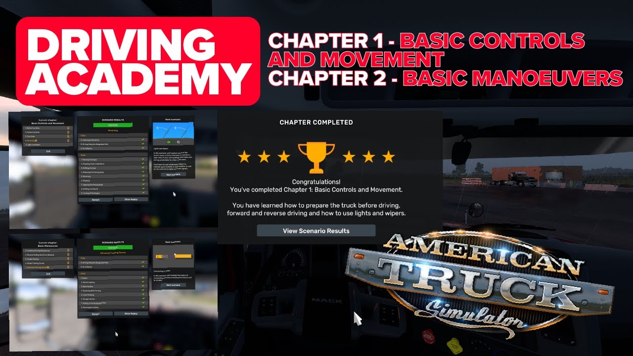ATS: DRIVING ACADEMY | CHAPTER 1 AND CHAPTER 2: SUCCESSFULLY COMPLETED ...