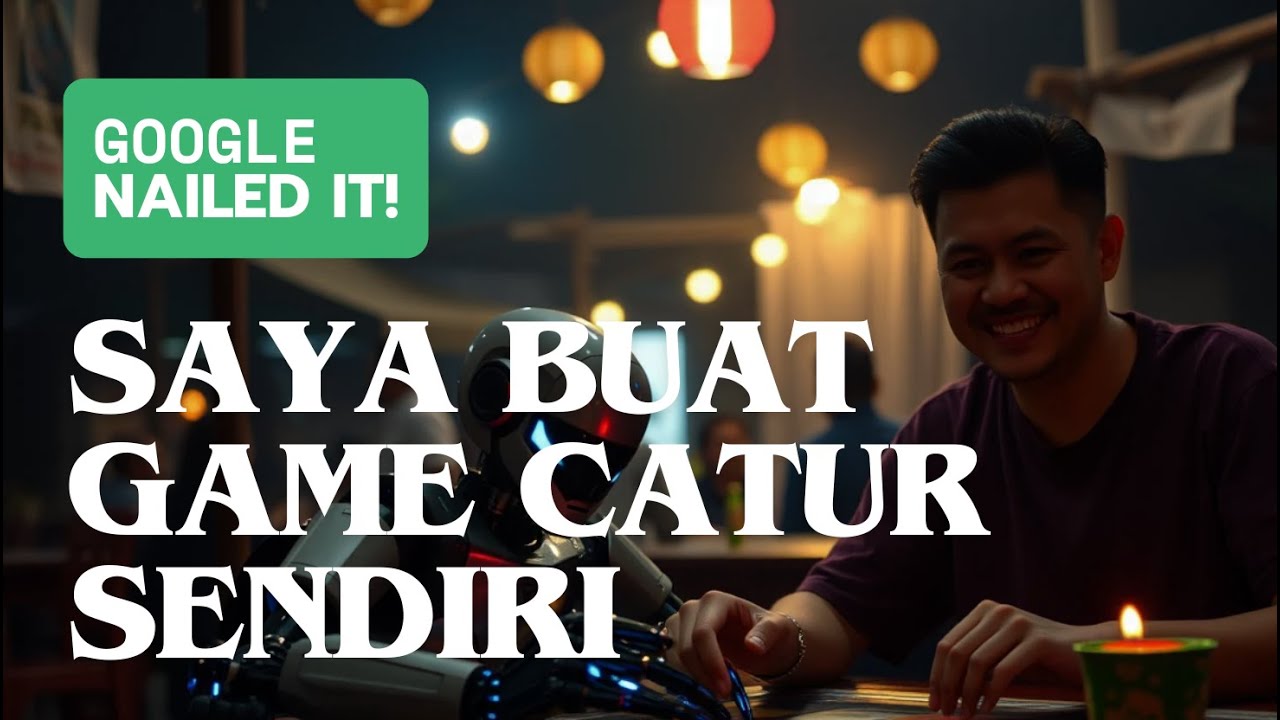 BUAT GAME CATUR INTERAKTIF PAKE GOOGLE AI STUDIO & GEMINI! (Serius ...