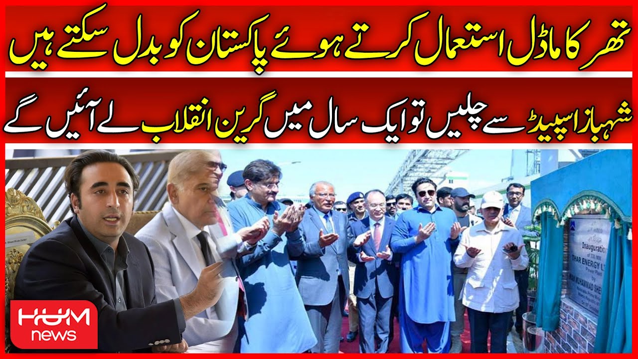 Shahbaz Sharif Speed se Chalain To Aik Saal Mai Green Inqalab Le Ayen ...