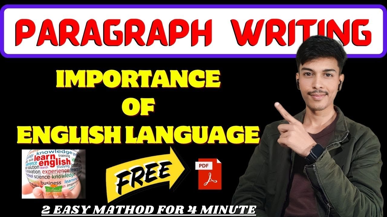 Pragraph Writing - Importance of English Language //essay on importance ...