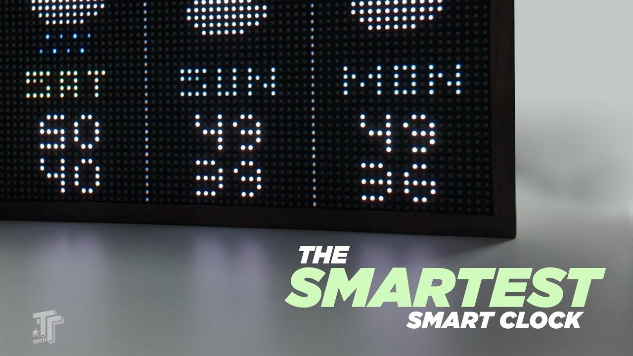Tidbyt: The Smart Clock that get Smarter! - YouTube