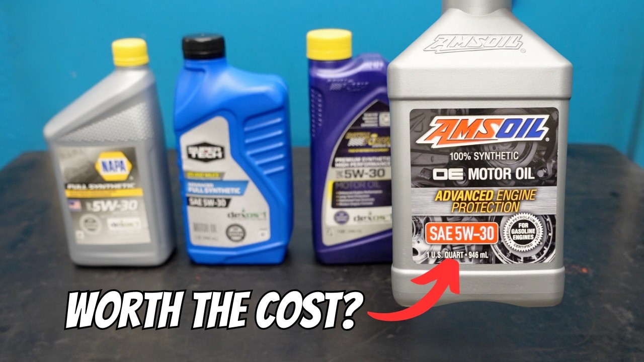$5 VS $10 Synthetic Oil (Real Engine Results) - YouTube