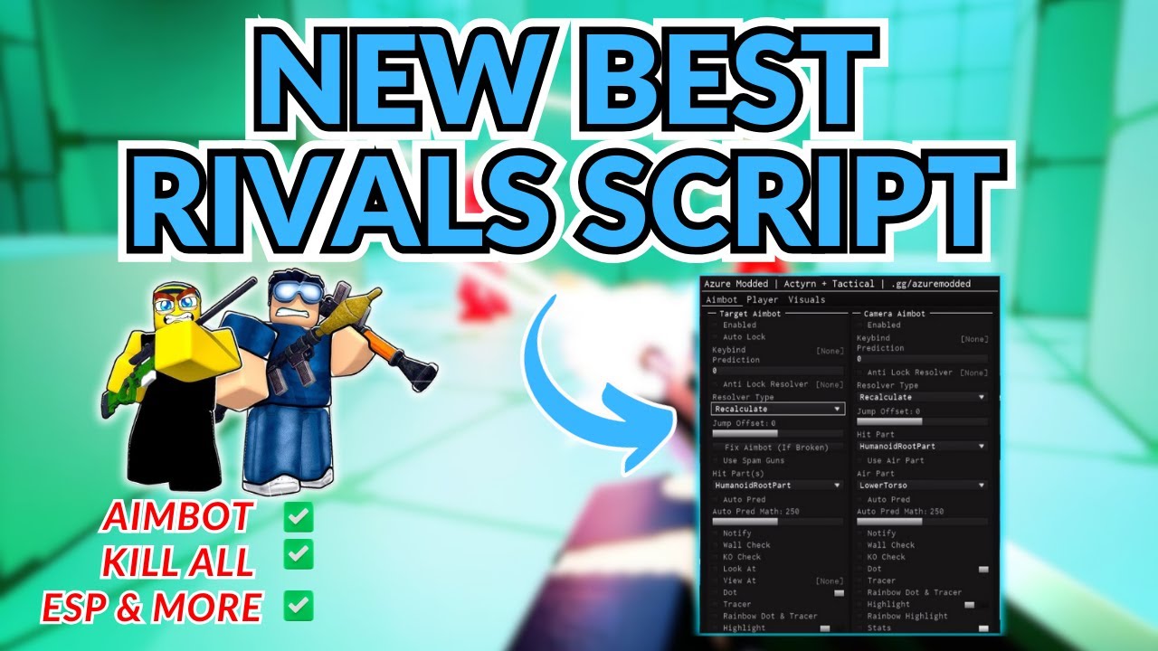 (OP) New Rivals Script GUI with AIMBOT, FLY, ESP & More! (Roblox Rivals ...