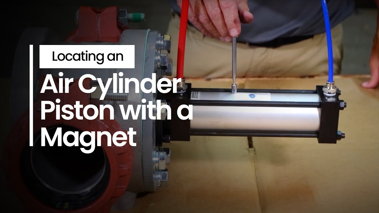 Locating an Air Cylinder Piston with a Magnet - YouTube