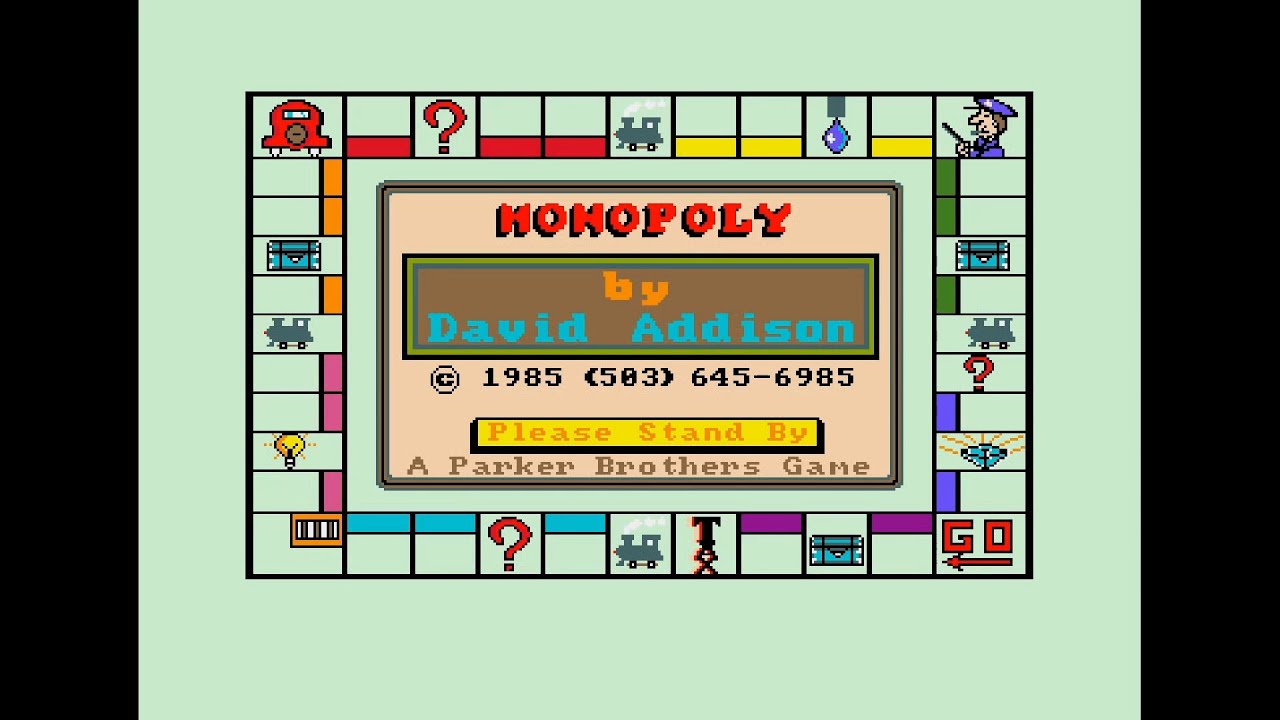 Monopoly / Atari ST - YouTube