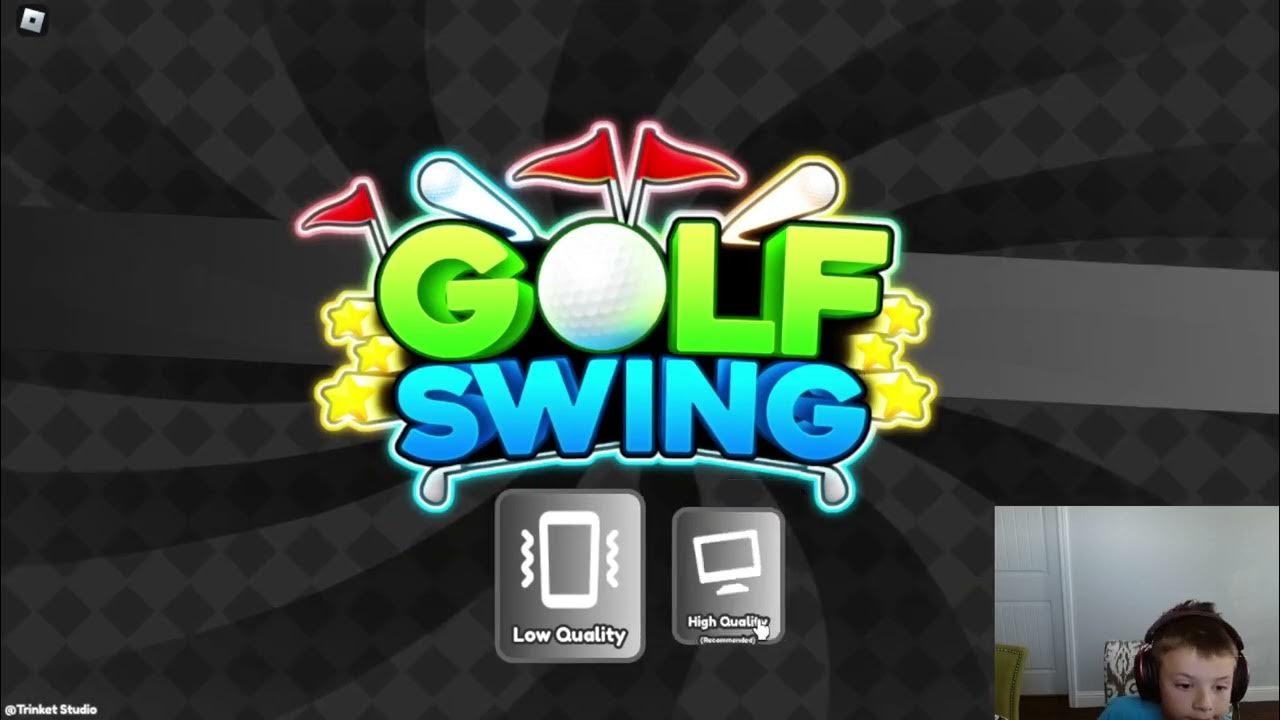 we went max level in ROBLOX golf swing simulator. - YouTube