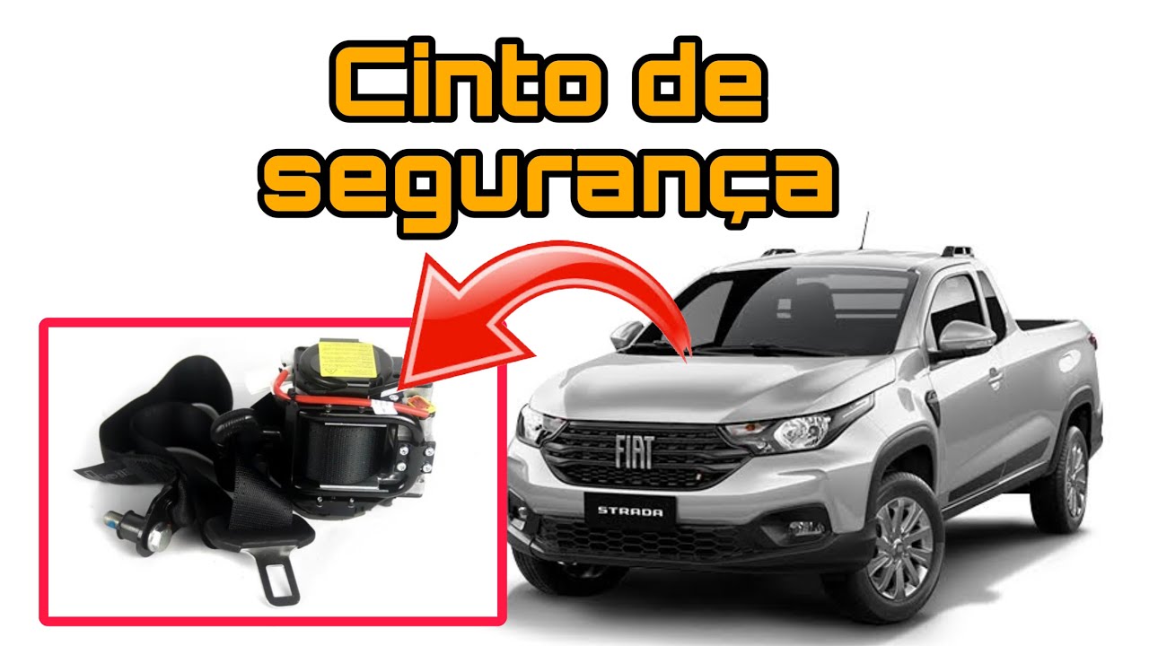 Como trocar o cinto de segurança Fiat Strada 2022 - YouTube