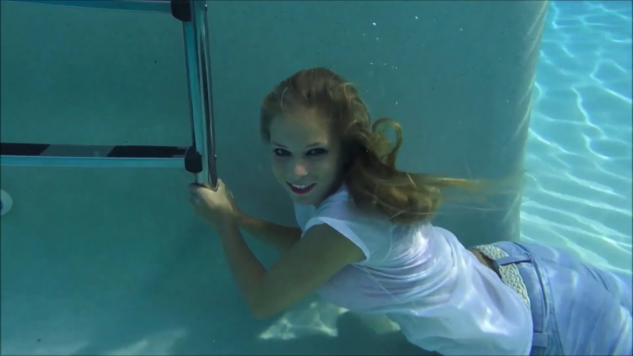 Trina Mason - Underwater in Jeans - YouTube