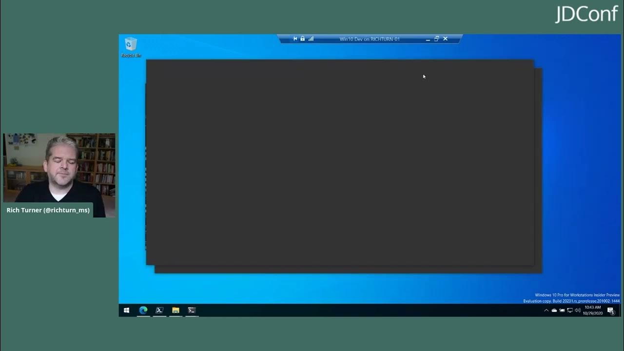 JDConf 2020 Java Developer Productivity on Windows - YouTube