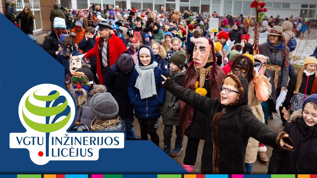 Užgavėnių linksmybės VGTU inžinerijos licėjuje (2024.02.13) - YouTube