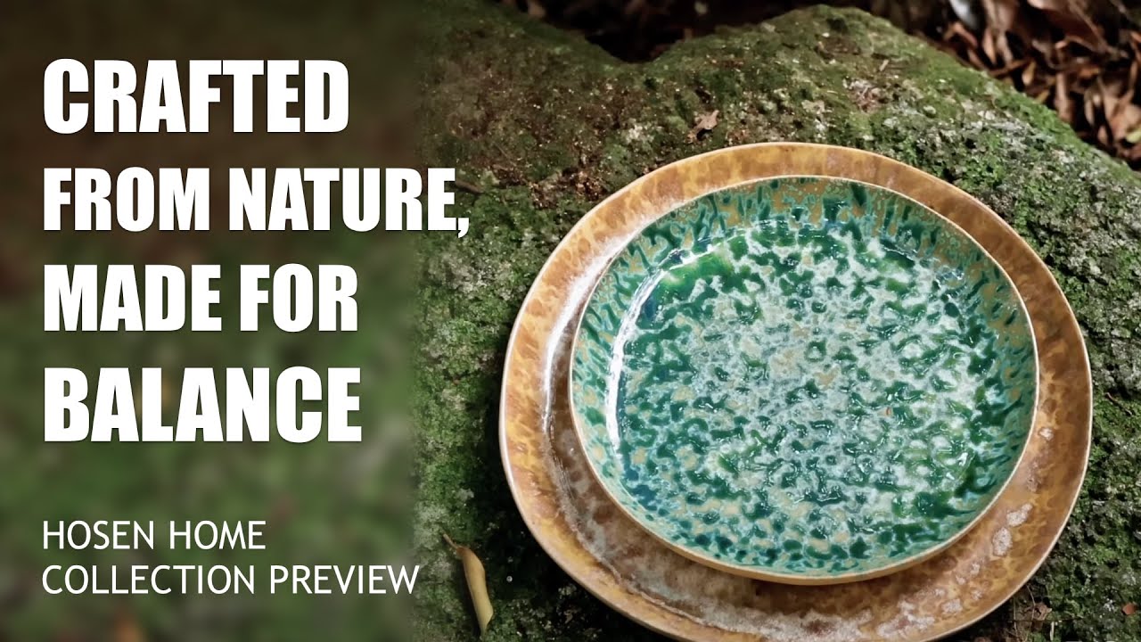 Nature-Inspired Ceramic Tableware Collection | Hosen Home - YouTube